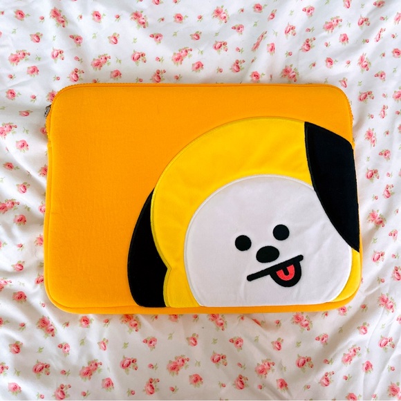 bt21 | Other | Bt2 Bts Kpop Yellow Laptop Sleeve Case 13 Chimmy | Poshmark